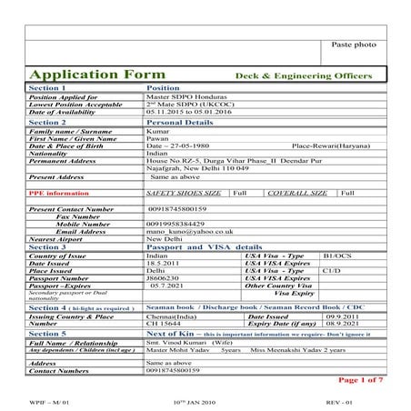 Capt.Pawan(INDIAN-Master) DPO-AHTS-PSV) | DOC