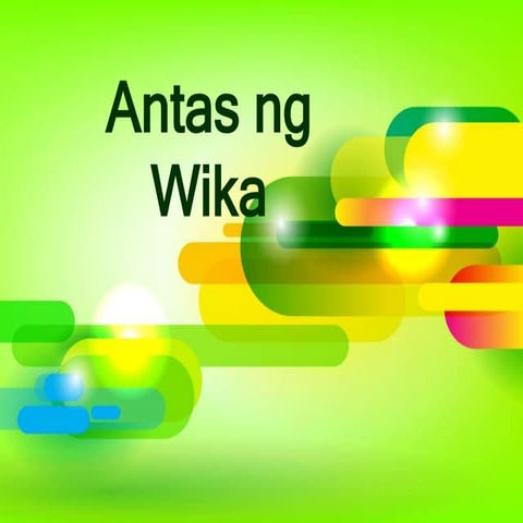 Antas ng wika | PPTX