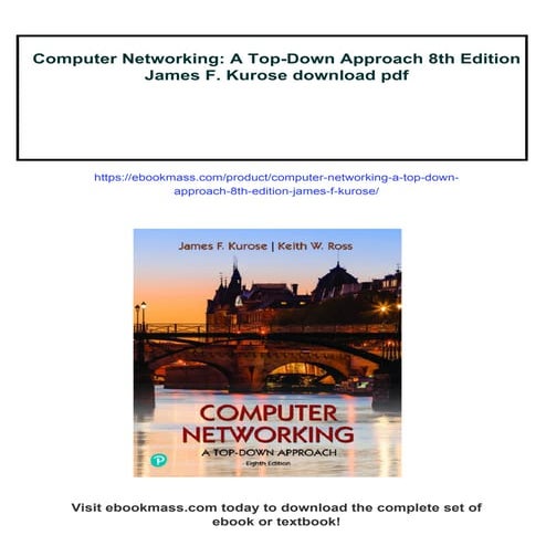 Computer Networking: A Top-Down Approach 8th Edition James F. Kurose | PDF