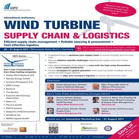 Wind Turbine Supply Chain & Logistics | PDF