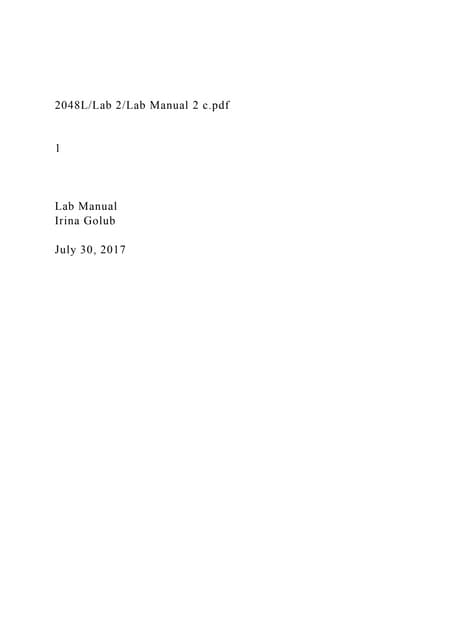 2048llab 2lab Manual 2 Cpdf1 Lab Manual Irinadocx