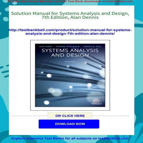 Enjoy immediate access to the full Solution Manual for Systems Analysis ...