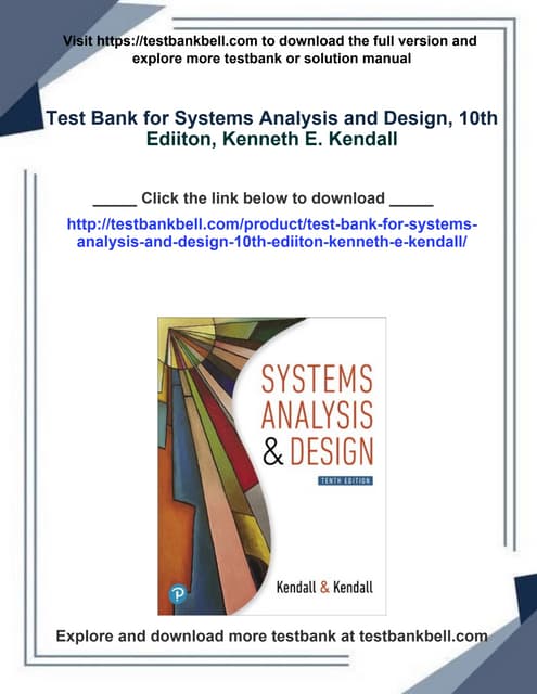 Systems Analysis and Design 6e Dennis Test Bank | DOCX