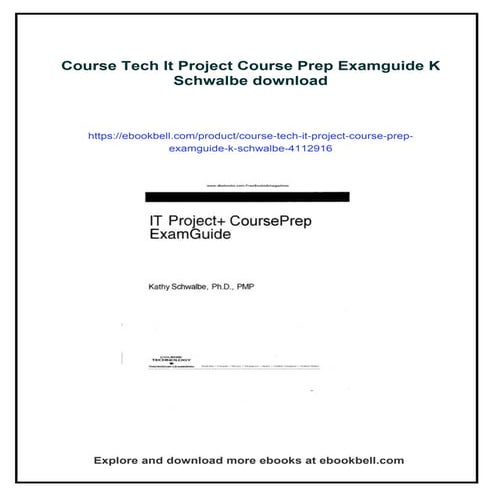 Course Tech It Project Course Prep Examguide K Schwalbe | PDF