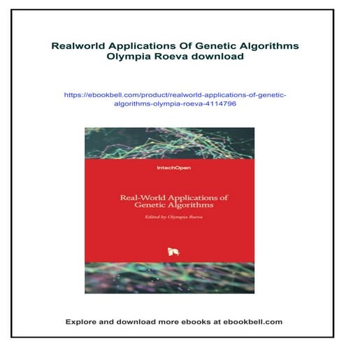 Realworld Applications Of Genetic Algorithms Olympia Roeva | PDF