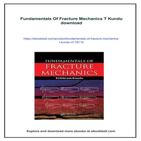 Fundamentals Of Fracture Mechanics T Kundu | PDF