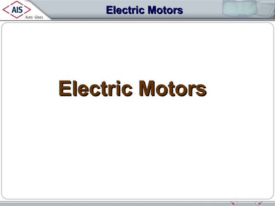 Electric Motor... | PPTX