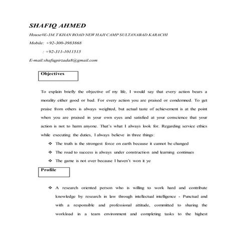 SHAFIQ AHMED new | PDF