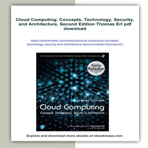 Cloud Computing: Concepts, Technology, Security, and Architecture, Second Edition Thomas Erl | PDF