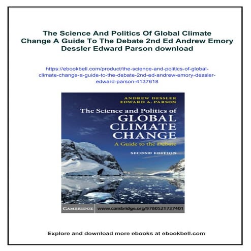 The Science And Politics Of Global Climate Change A Guide To The Debate ...