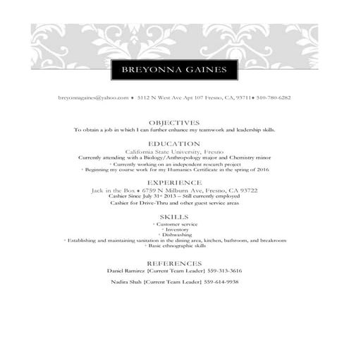 Resume | DOCX