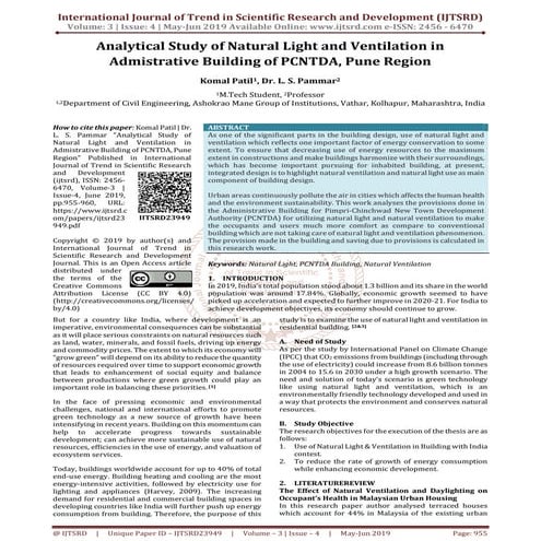 Analytical Study of Natural Light and Ventilation in Admistrative ...