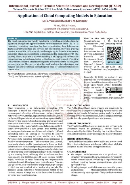 Microsoft Whitepaper -The Case For Cloud Computing in K12 | PDF