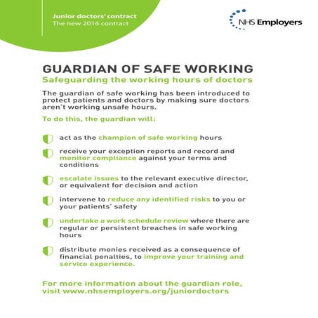 Jnr Dr guardian of safe working 30 03 | PDF