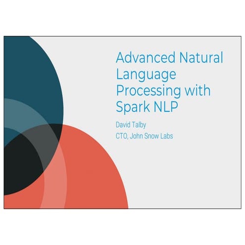 Advanced Natural Language Processing With Apache Spark Nlp Ppt 4330