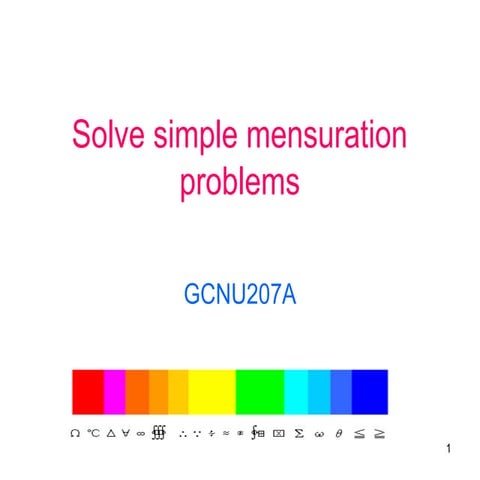 207-solve simple Mensuration problems.ppt