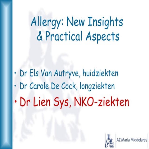Anafylaxie allergie medical backgrounds en insides | PPT