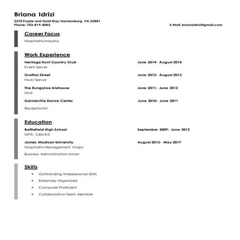 Resume | PDF