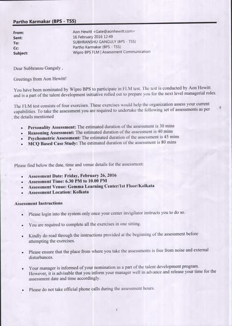 wipro 5 year certificate | PDF