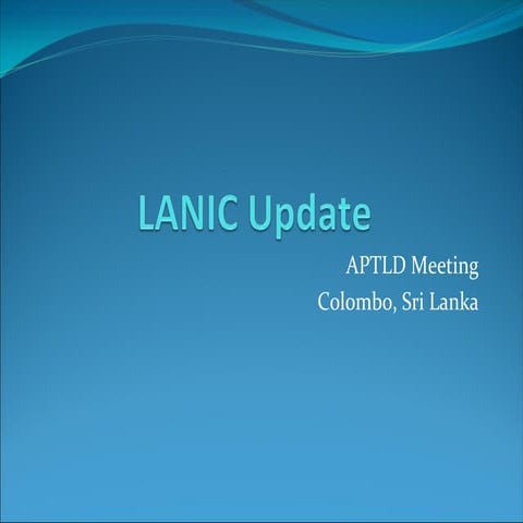 LANIC Update | PDF