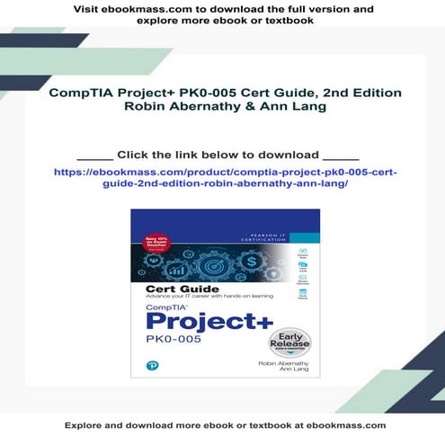 CompTIA Project+ PK0-005 Cert Guide, 2nd Edition Robin Abernathy & Ann Lang | PDF