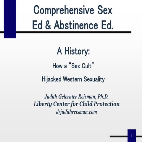 Comprehensive Sex Abstinence Ed Ppt