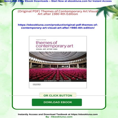 (Original PDF) Themes of Contemporary Art Visual Art after 1980 4th ...