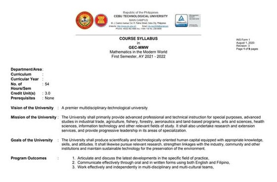 MATHEMATICS-IN-THE-MODERN-WORLD_SYLLABLES.docx | Educational Assessment ...
