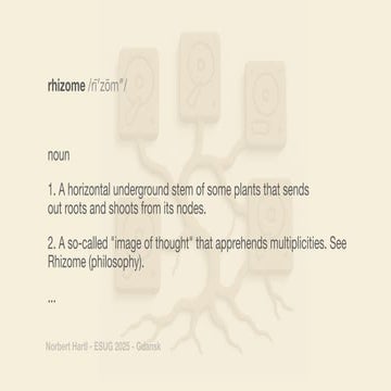 Rhizome - Distribution in Soil (ESUG 2025) | PDF