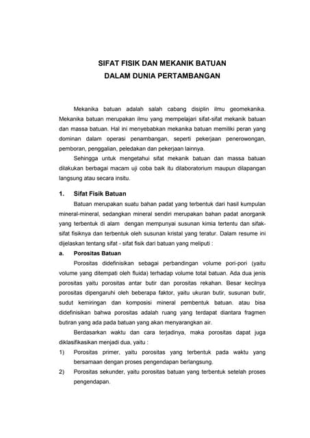 Disposal Pertambangan | PDF