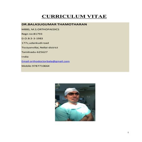 Bala CV 2016# | PDF