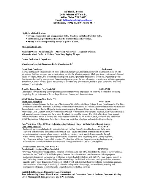 Sonja's Resume | PDF