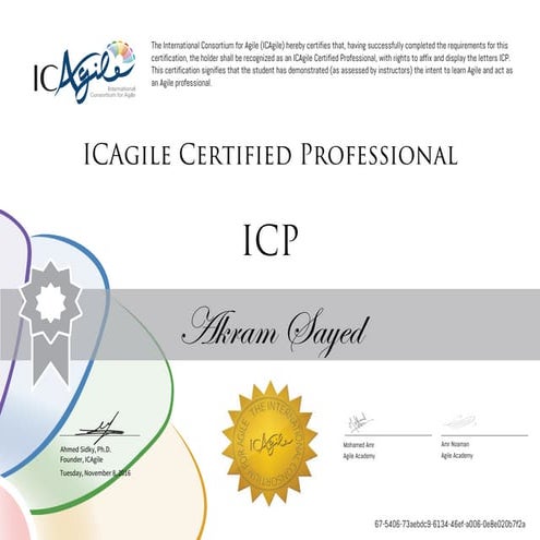 ICAgile Certified Professional | PPT
