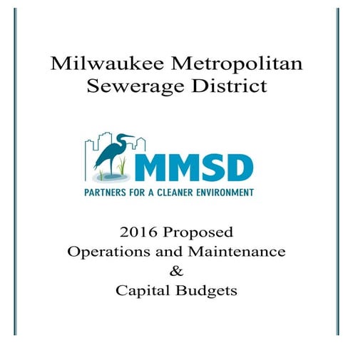 2016 MMSD Budget | PDF