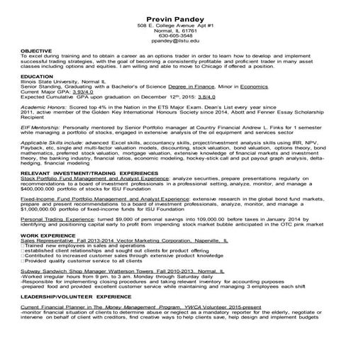 Anirudh Kariwala Resume | PDF