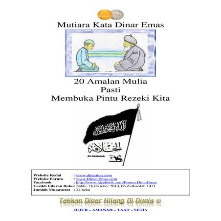 20 amalan mulia | PDF