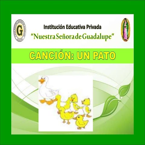 20 cancion un pato | PPTX