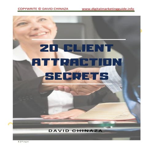 20 client attraction secrets | PDF