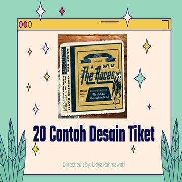 20 contoh desain tiket | PDF
