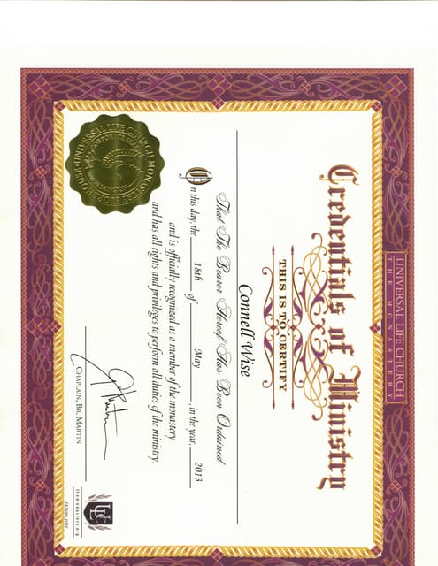 Connell Wise Paster Good Standing Letter089 | PDF