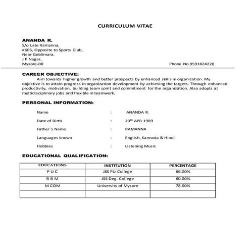 SHUVO CV | DOCX