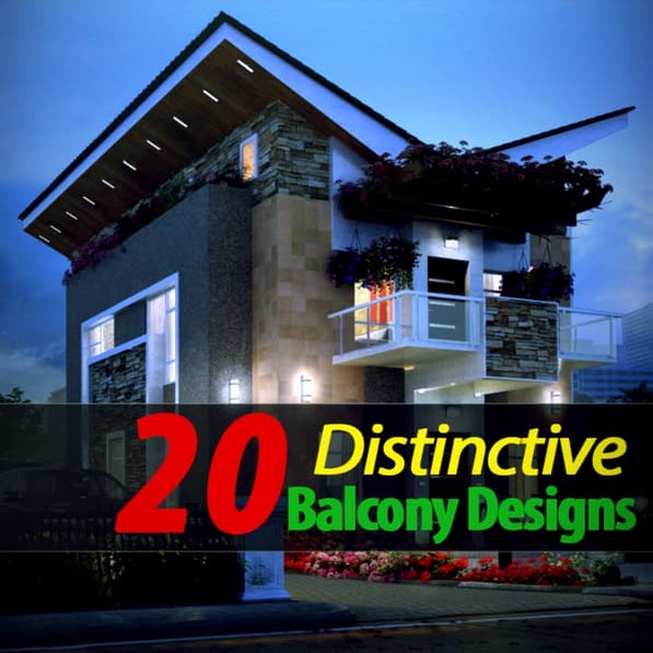 20 distinctive balcony designs | PDF