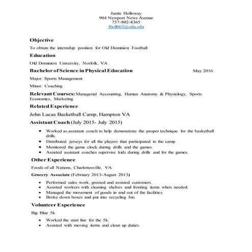 Mike Resume | DOC