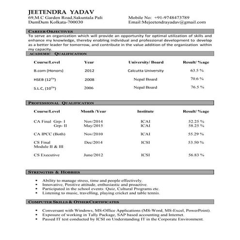 imranali cv | DOC