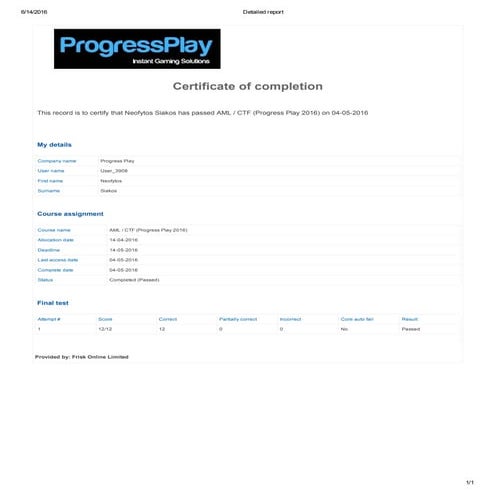 Detailed report | PDF