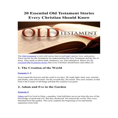 20 Essential Old Testament Stories Every Christian Should Know.docx
