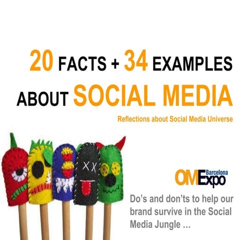 20 Factsand34 Examples About Social Media Oct09 Christian Palau | PPT
