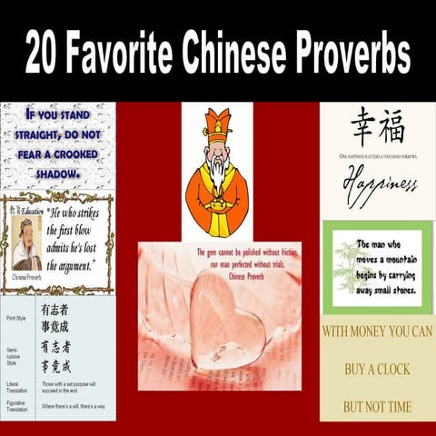 20 Favorite Chinese Proverbs | PPT | Religion & Spirituality