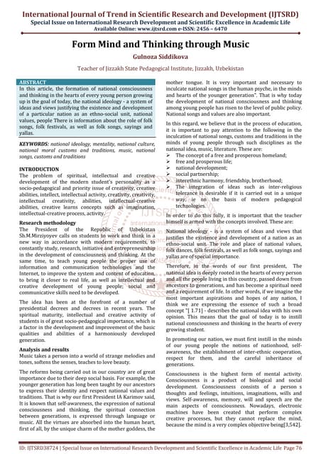 Methodology of Teaching Examples of Ethnopedagogy in Mother Language and Reading Literacy ...