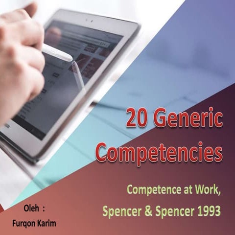 20 generic competencies | PPTX